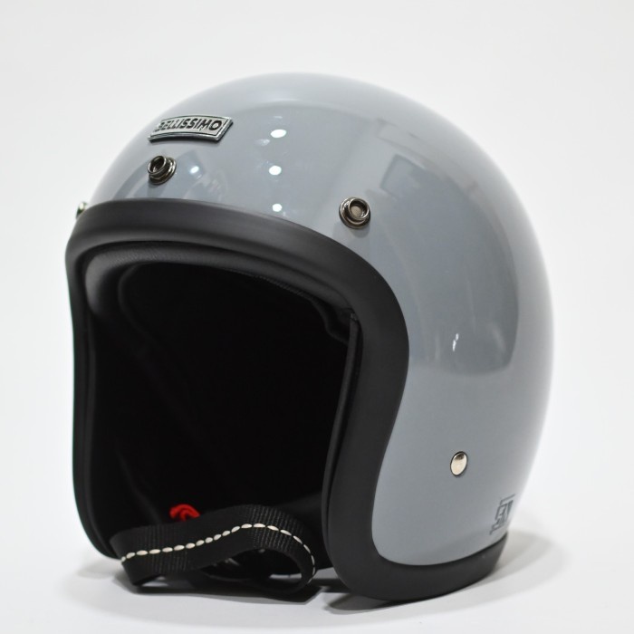 Jual BELLISSIMO SLIM HELMET Half Face - NARDO GREY | Shopee Indonesia