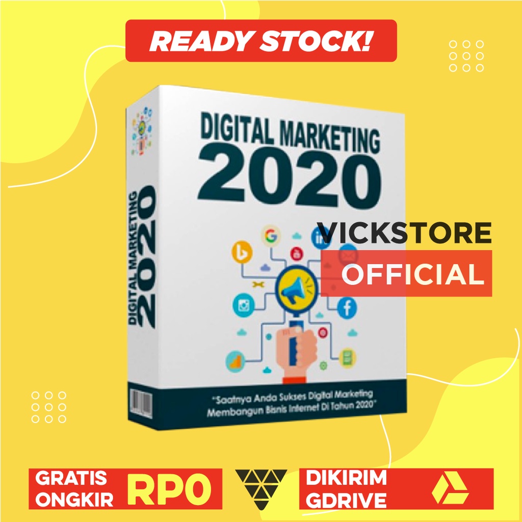 Jual Digital Marketing 2020 Tutorial Lengkap Shopee Indonesia