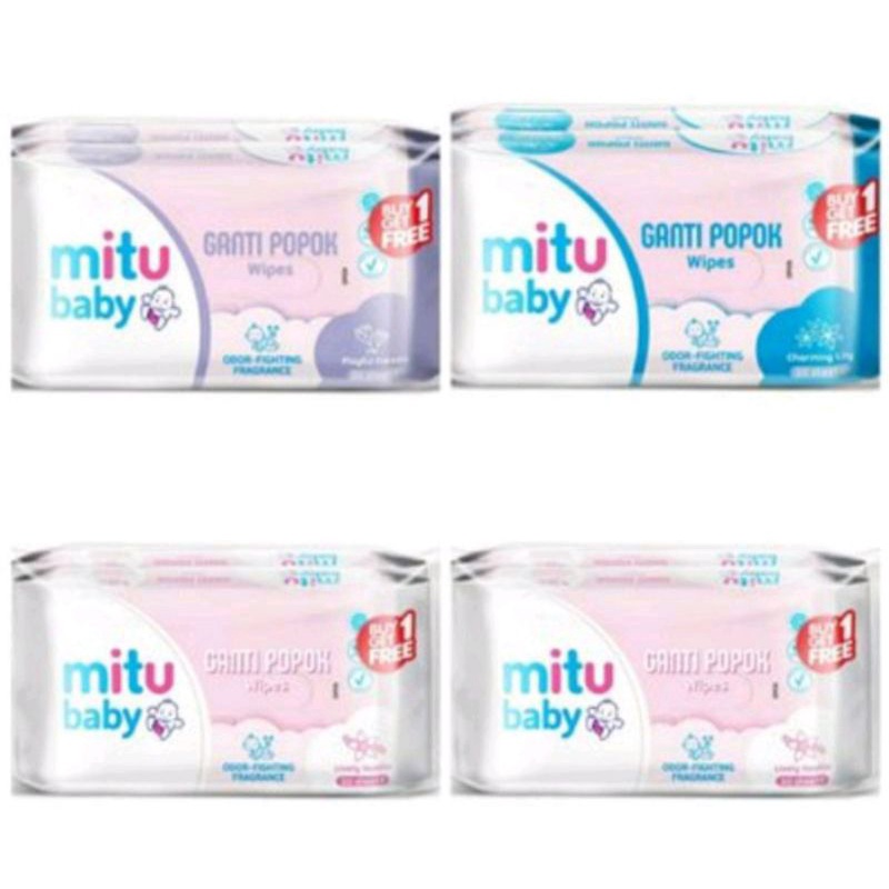 Jual MITU BABY WIPES 50'S BELI 1 GRATIS 1 (tisu basah) | Shopee Indonesia