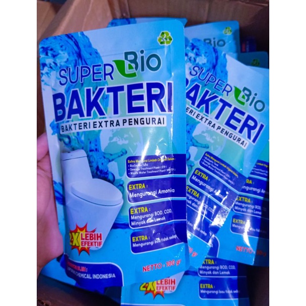 Jual Super bio bakteri new 100gr, SuperBio bakteri pengurai limbah ...