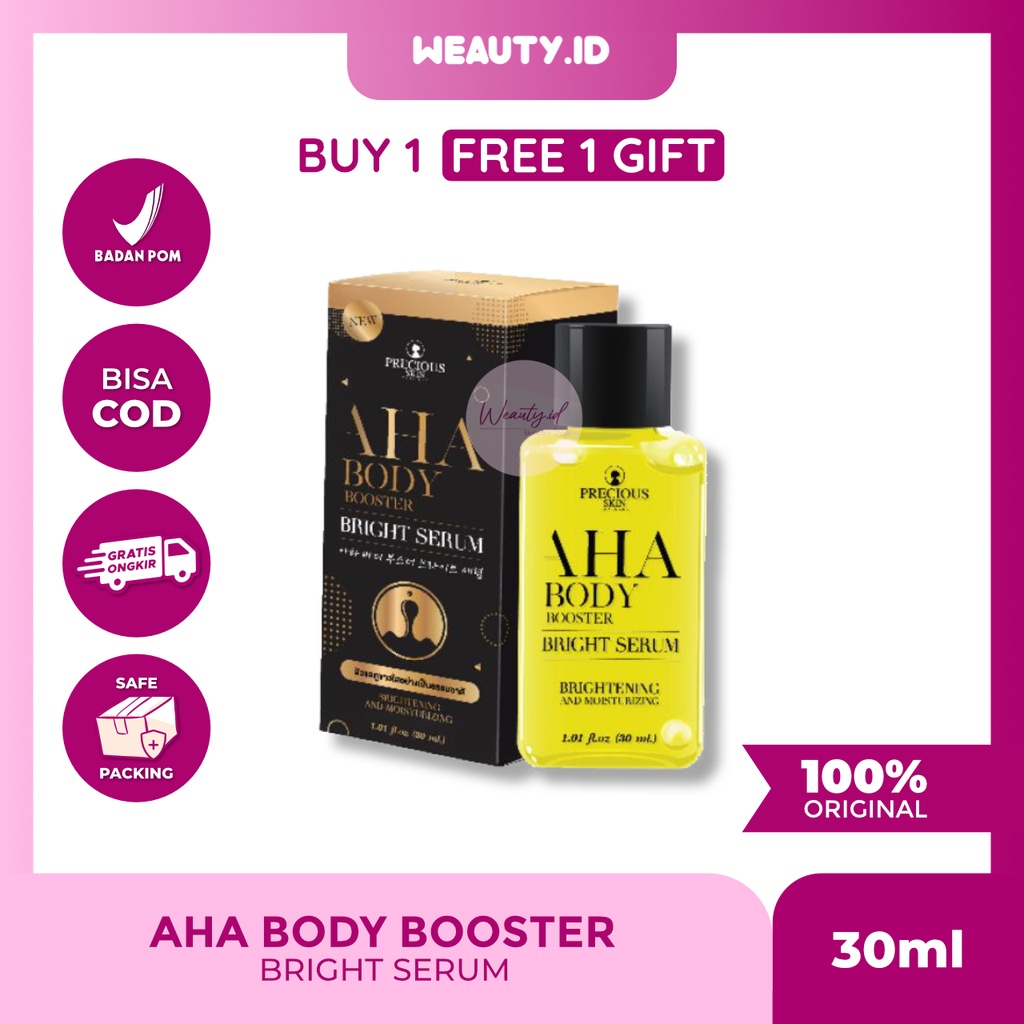 Jual AHA Body Booster Bright Serum Precious Skin / AHA Mimi White ...