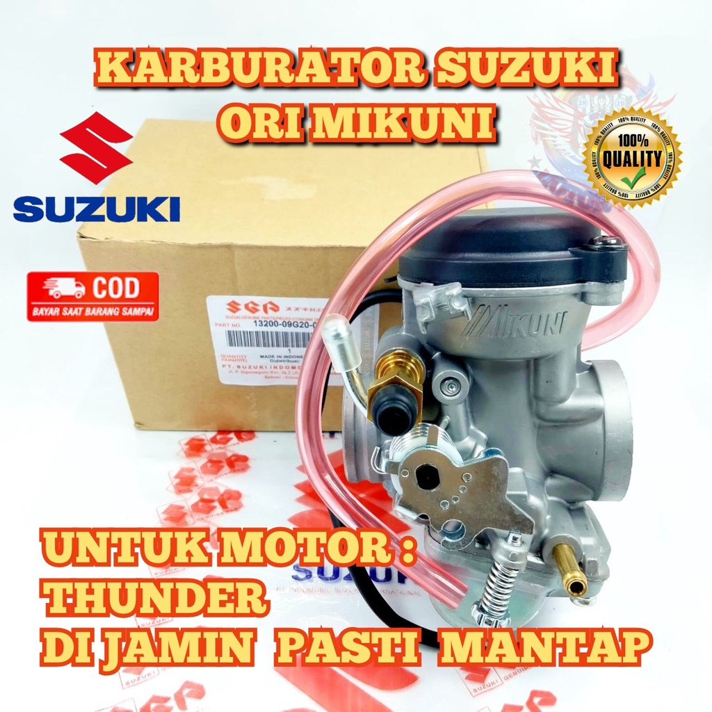 Jual Karburator Thunder 125 karbu ori mikuni carbu TDR tander carburator suzuki SGP original ...