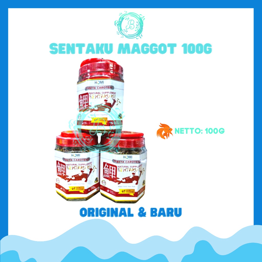 Jual Dry_Maggot_Sentaku_Koi_100_Gram_Beta_Carotene_Ulat_Hongkong_Kering ...