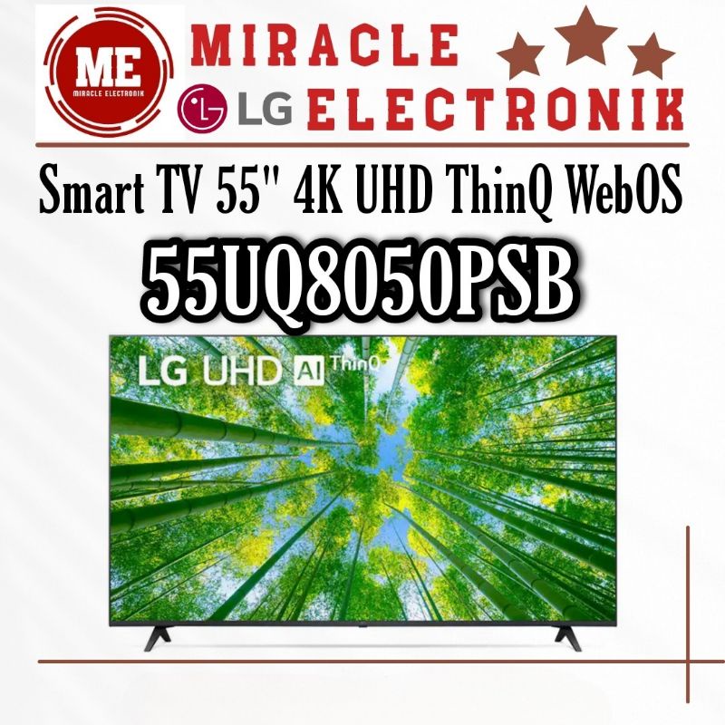 Jual LG 55UQ8050PSB SMART TV 55 INCH 4K UHD AI THINQ WEB OS BLUETOOTH ...