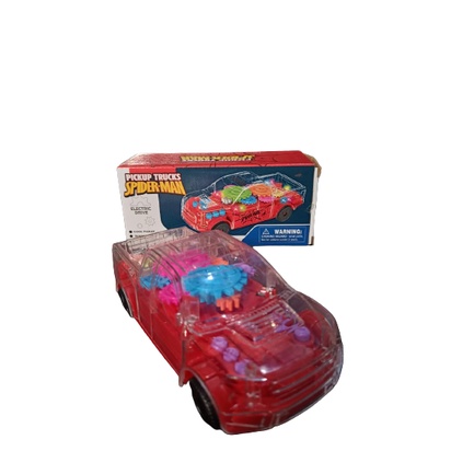 Jual Mainan Mobil Pickup Trucks SPIDER-MAN Gear Light Car Lampu Dan ...