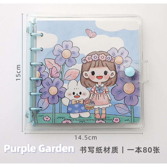 Jual Buku Binder Buku Tulis Kertas Kotak isi 80 Lembar Edisi Purple ...