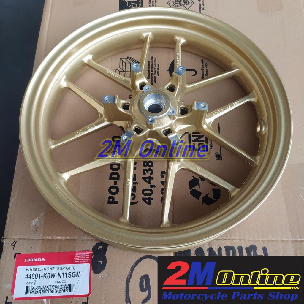 Jual 44601K0WN11SGM Velg CW ADV 150 Depan Gold AHM | Shopee Indonesia