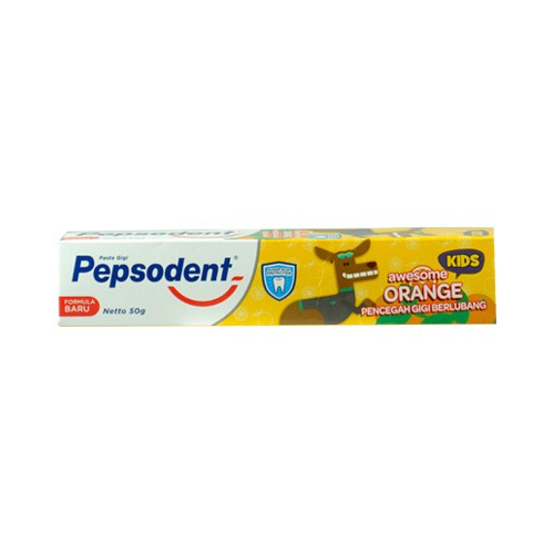 Jual Pepsodent Kids Pasta Gigi Orange 50gr // Pepsodent Anak Orange ...