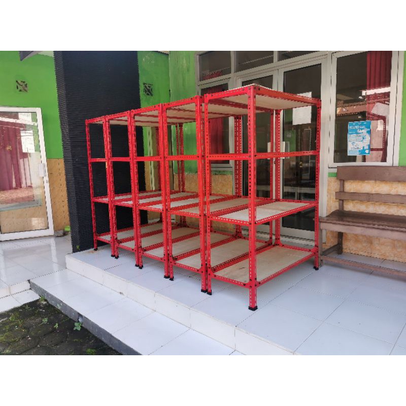 Jual RAK BESI SIKU - RAK SUSUN - RAK TOKO SERBAGUNA | Shopee Indonesia