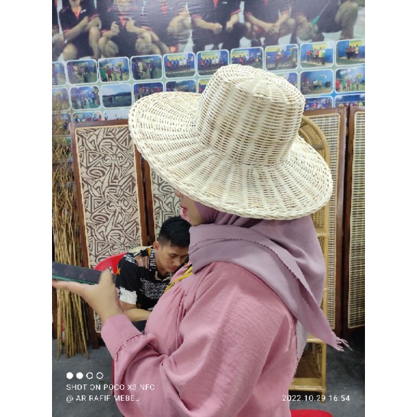 Jual topi rotan / topi hias rotan | Shopee Indonesia