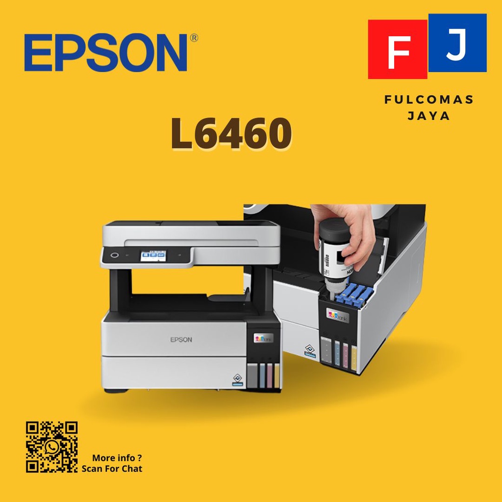 Jual Printer Epson EcoTank L6460 A4 Print Scan Copy GARANSI RESMI ...