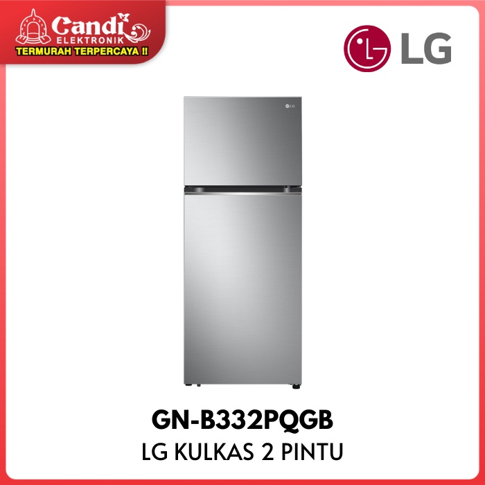 Jual LG Kulkas 2 Pintu Smart Inverter 360 Liter GN-B332PQGB | Shopee ...