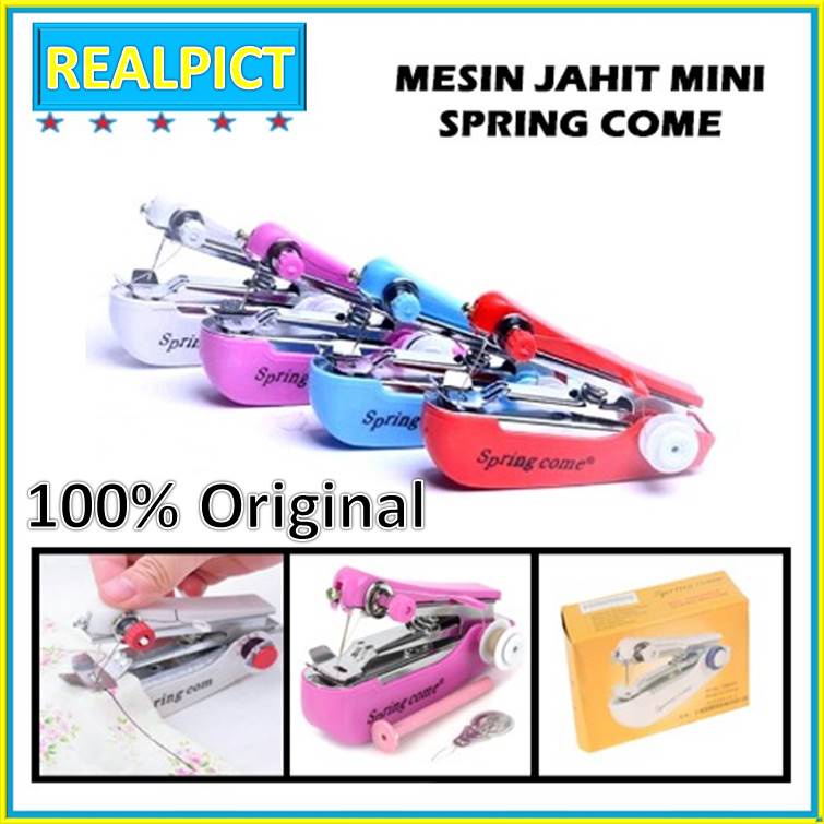 Jual Mesin jahit mini portable / mesin jahit tangan handheld sewing ...