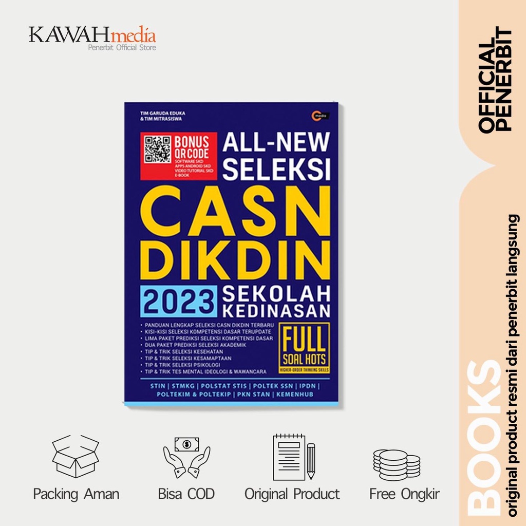 Jual Buku Persiapan Tes Masuk Sekolah Ikatan Dinas All-New Seleksi CASN ...
