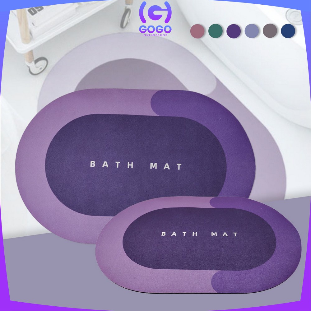 Jual GOGO-C458 Keset Diatomite Keset Kaki Kamar Mandi Serap Air Keset ...