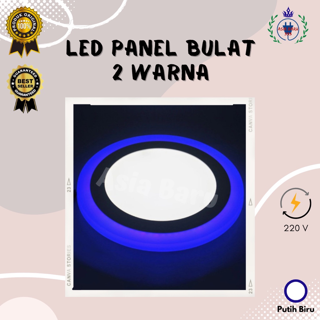 Jual LED Panel Bulat 2 Warna | Shopee Indonesia