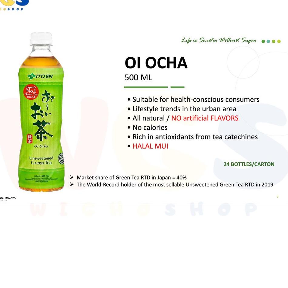 Jual Id1x1Wl--ItoEn - Ito En Oi Ocha Unsweetened Green Tea 24 btl x ...