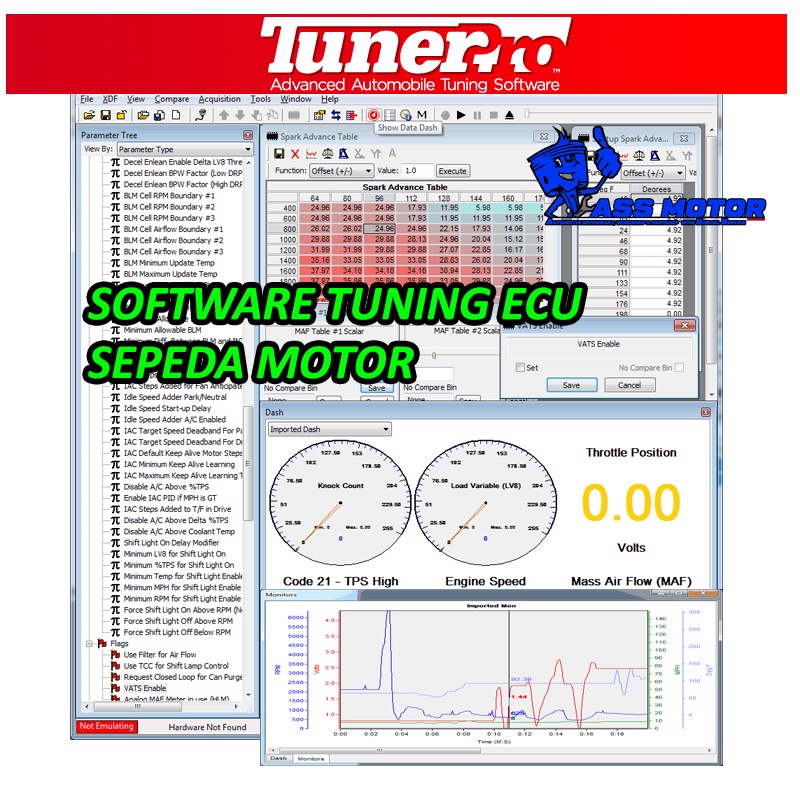 Jual TUNERPRO RT TUNER PRO RT VERSION BUILD 5.00.9513.00 SOFTWARE UNTUK TUNING ECU ECM FULL ...