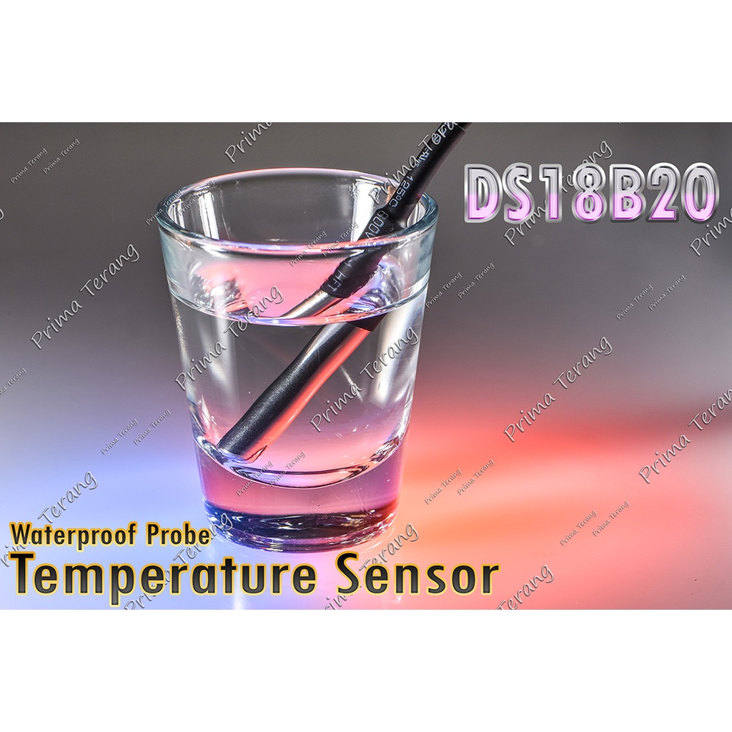 Jual Sensor Suhu / Temperatur DS18B20 Waterproof Temperature Probe ...