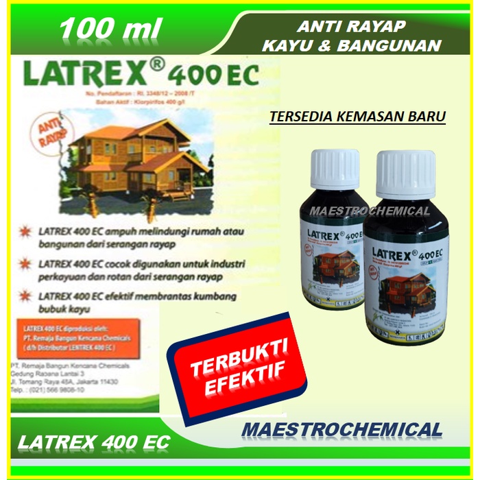 Jual Latrex 100 ML Obat Anti Rayap Ampuh Basmi Hama | Shopee Indonesia