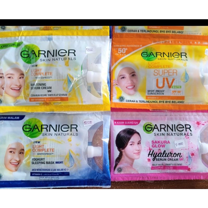Jual GARNIER SACHET CREAM/SUNBLOCK GARNIER SACHET | Shopee Indonesia