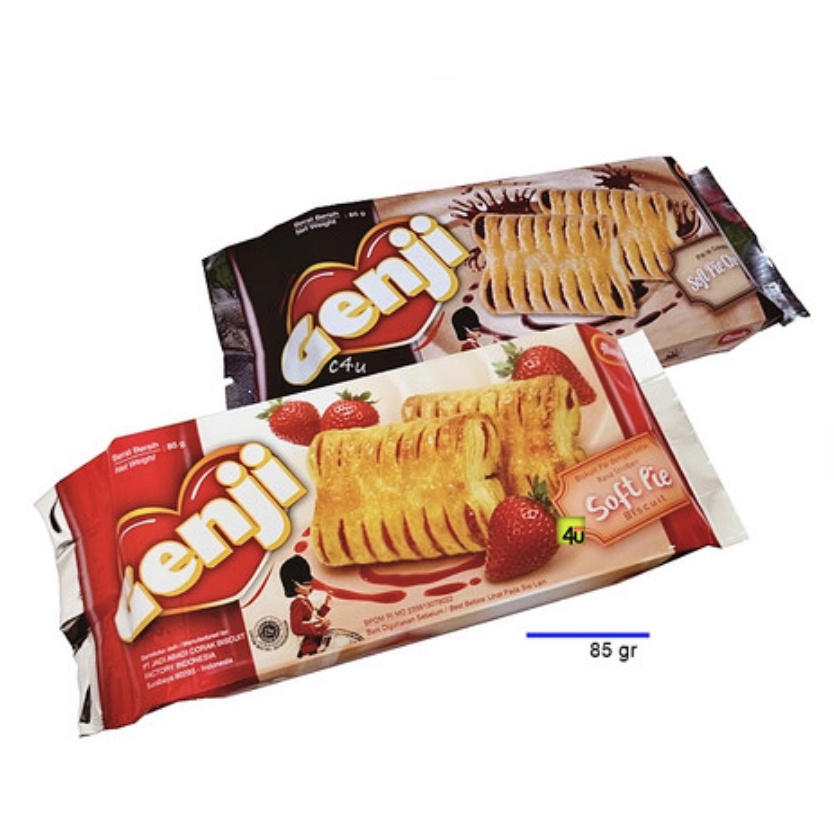 Jual MONDE GENJI SOFT PIE STRAWBERRY CHOCOLATE | Shopee Indonesia