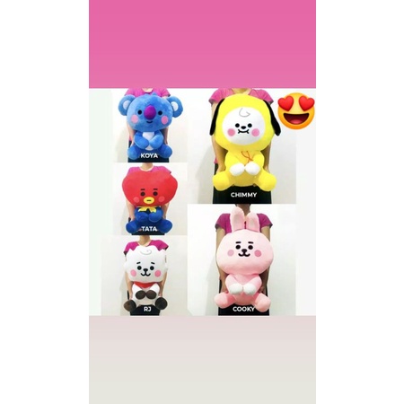 Jual BONEKA BTS 21 CUTE BABY SITTING JUMBO CHOOKY TATA CHIMMY KOYA RJ ...