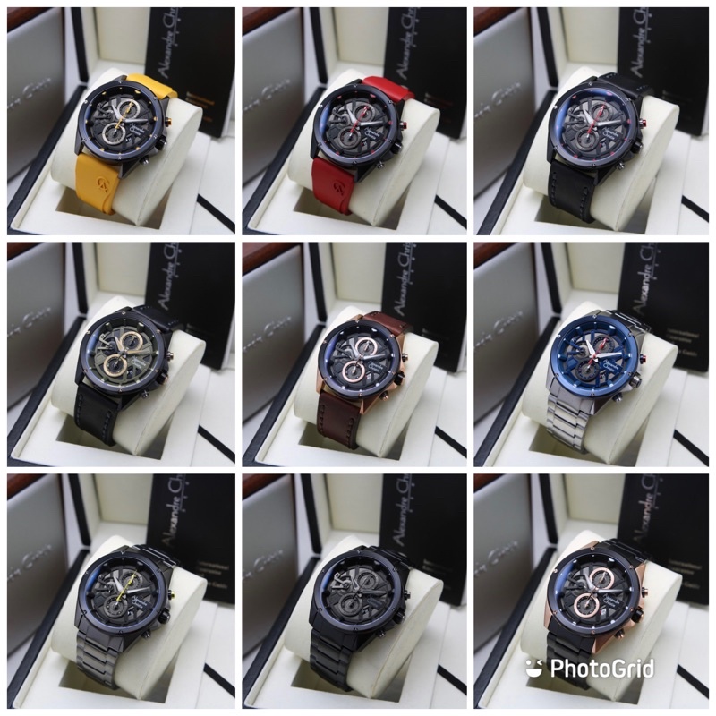 Jual jam tangan pria alexander cristie original acf6620 original analog ...