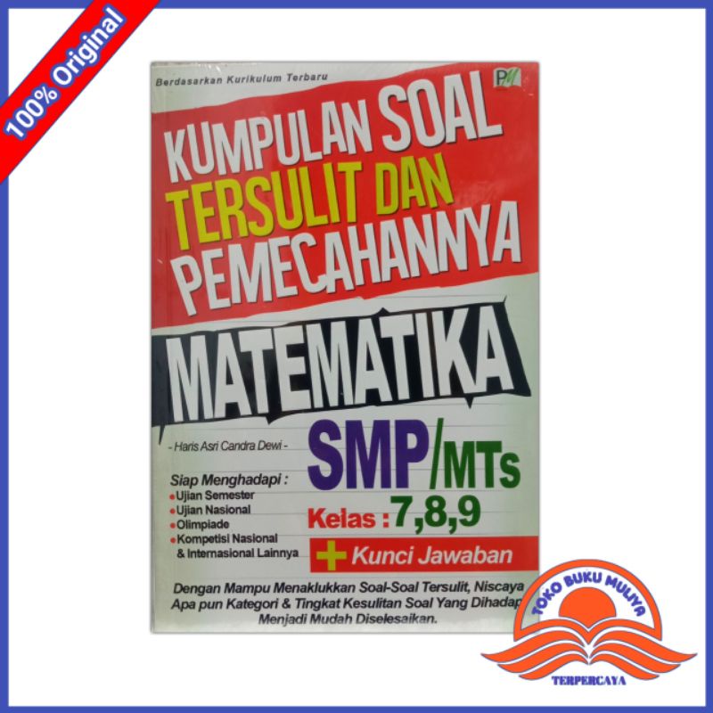 Jual KUMPULAN SOAL TERSULIT DAN PEMECAHANNYA MATEMATIKA SMP | Shopee ... Jual KUMPULAN SOAL TERSULIT DAN PEMECAHANNYA MATEMATIKA SMP | Shopee ...