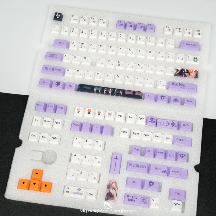 Jual BLEACH THEME PBT DYE SUB KEYCAPS / KEYCAP SET | Shopee Indonesia