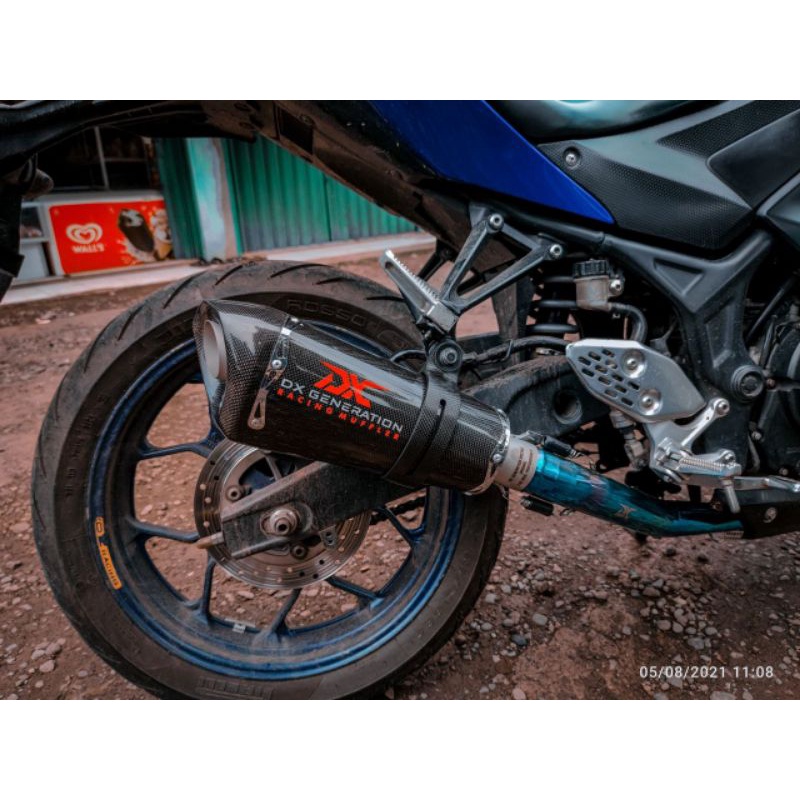 Jual Knalpot Racing DX Generation tipe RvR Short Carbon Fullsistem ...