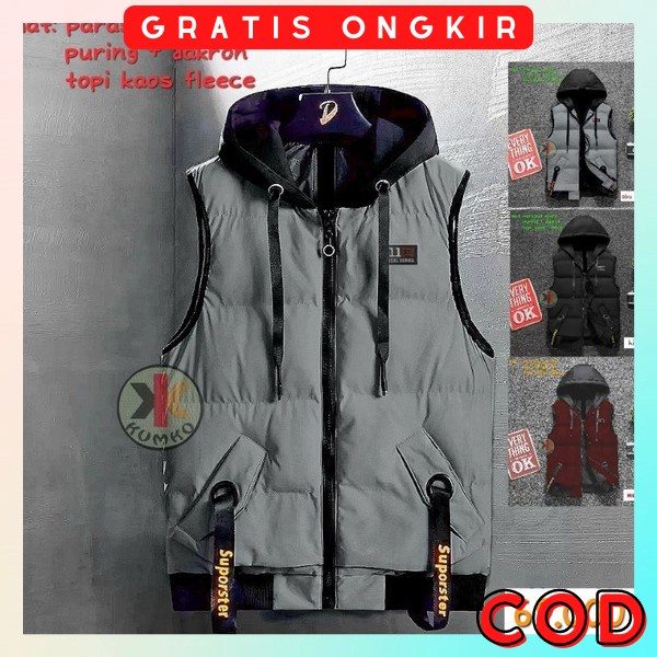 Jual Jacket Bapak Bapak Kekinian Jecet Motor Tanpa Lengan Jaket Turing ...
