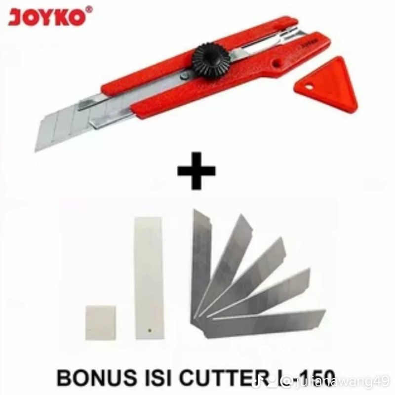 Jual cutter L500 joyko + bonus refill cutter 1 tube # | Shopee Indonesia