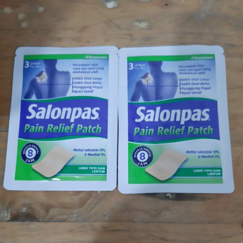 Jual Salonpas Pain Relief Patch isi 3 5 lembar | Shopee Indonesia