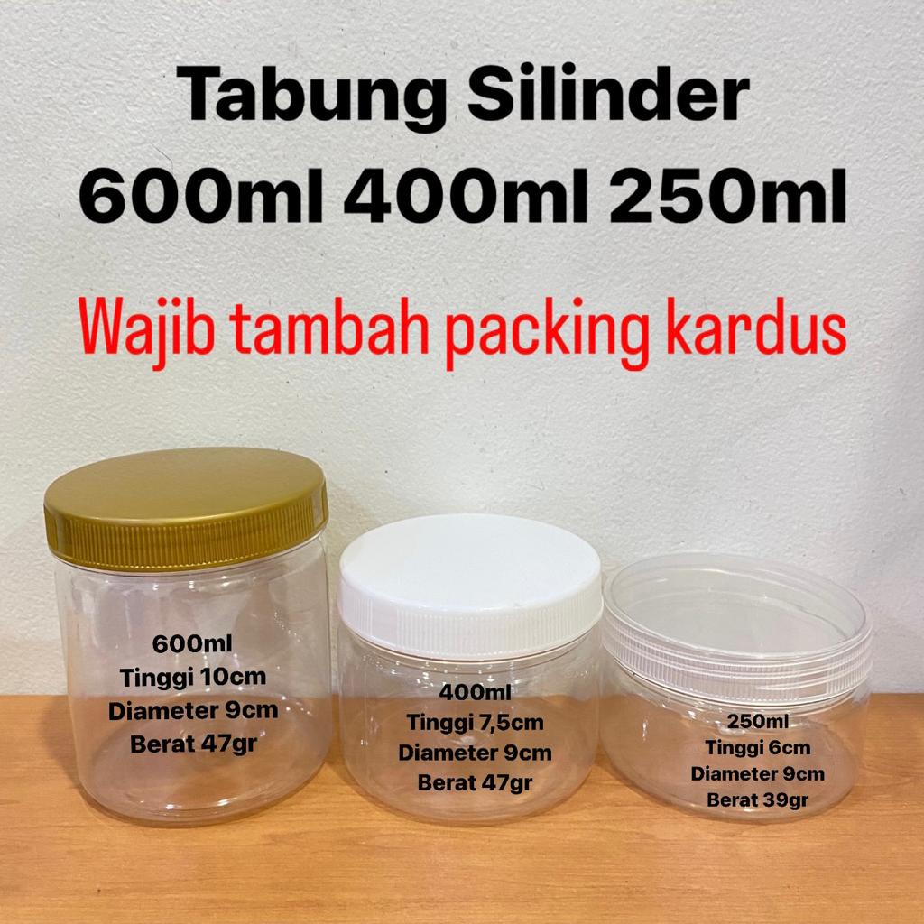 Jual Toples Tabung Silinder 600ml 400ml 250ml 200ml | Shopee Indonesia
