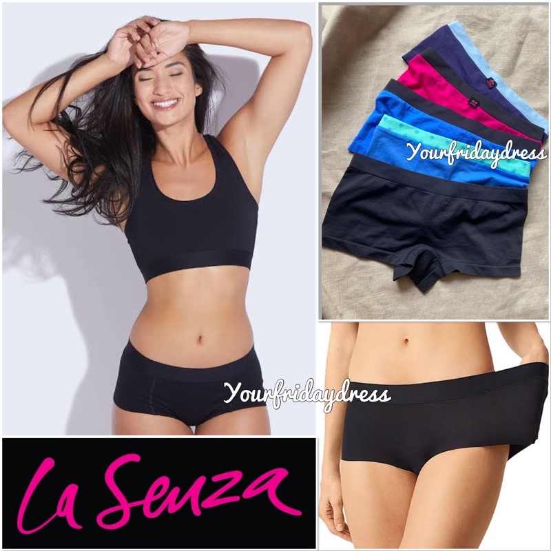 Jual LASENZA Comfort Soft Seamless Boyshort Panty #19 PLAIN Basic Heather Ultrasoft Modal ...