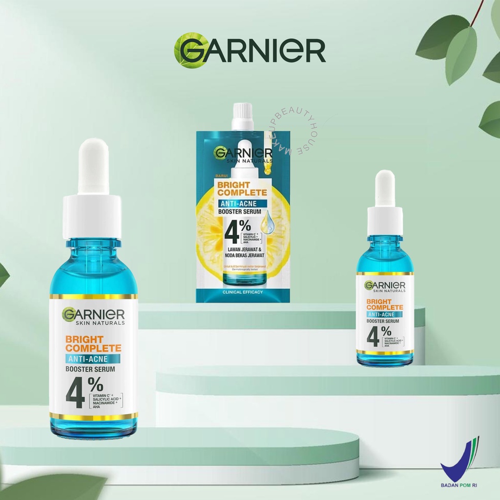 Jual GARNIER Bright Complete Anti-Acne Booster Serum | Serum wajah anti ...