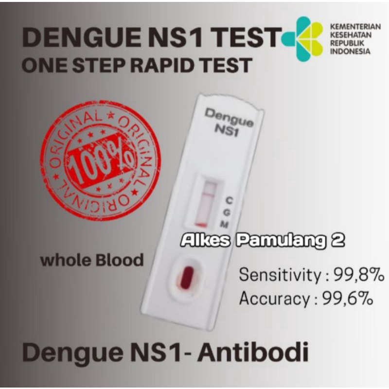 Jual Orient Gene Dengue Ns-1 - Tes DBD Demam Bedarah 1 Set Siap Pakai ...