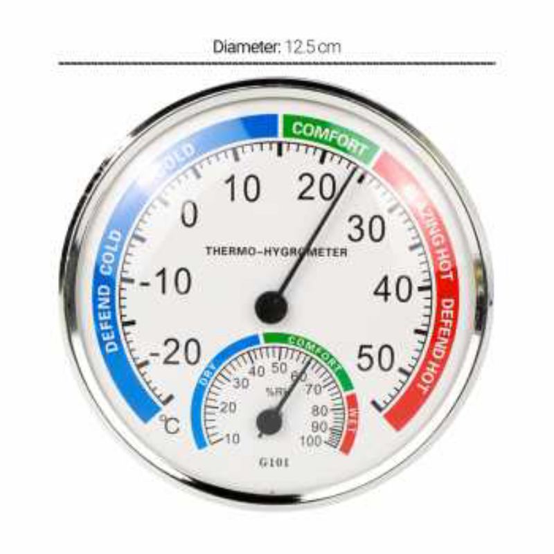 Jual Anymetr Analog Thermometer Hygrometer Temperature Humidity - G101 ... Jual Anymetr Analog Thermometer Hygrometer Temperature Humidity - G101 ...