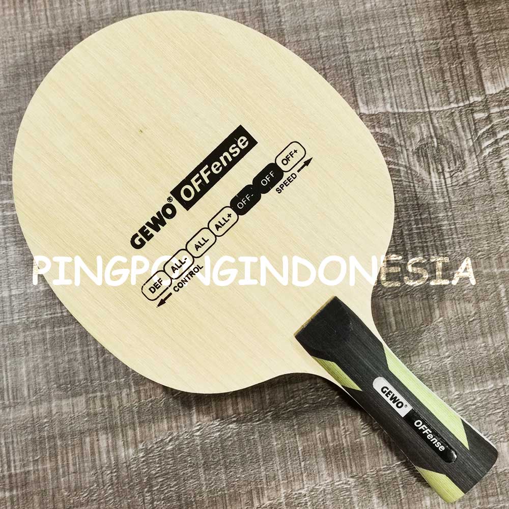 Jual Gewo Power Offense - Kayu Pingpong OFF Blade Tenis Meja Bet Bat Offensive | Shopee Indonesia