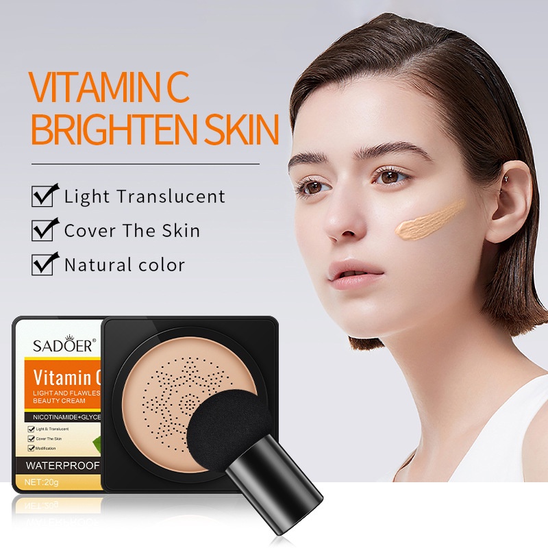 Jual Bedak BB cream SADOER vitamin C LIGHT AND FLAWLESS BEAUTY CREAM ...