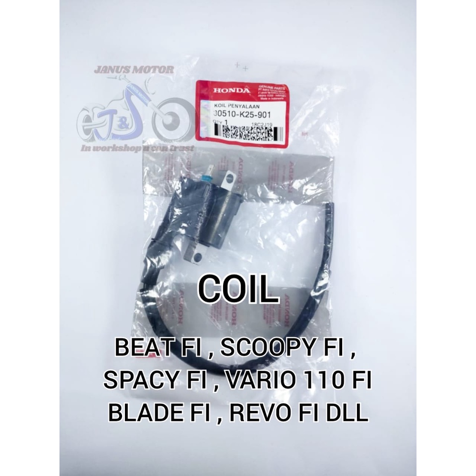 Jual Koil pengapian Beat Vario Scoopy Spacy Injeksi FI ESP Original ...