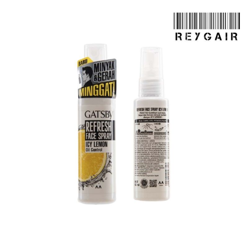 Jual Gatsby Refresh Face Spray Icy Lemon 60ml | Shopee Indonesia