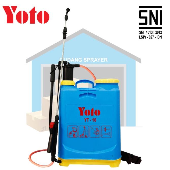 Jual Alat Semprot/Tanaman/Sprayer Bertekanan Yoto 16L / YT-16 | Shopee ...