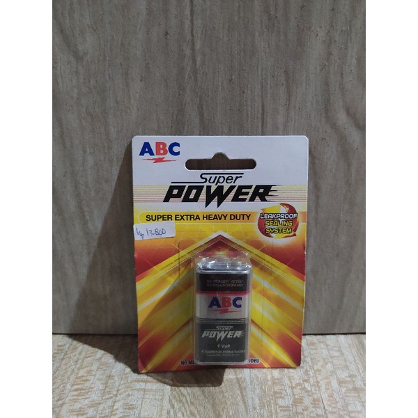 Jual Baterai Kotak ABC Super Power 9 Volt | Shopee Indonesia