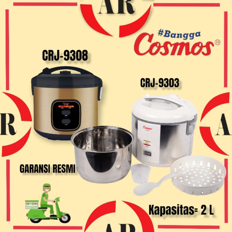 Jual MAGIC COM COSMOS STAINLESS STEEL / CRJ-9303 / CRJ-9308 | Shopee ...