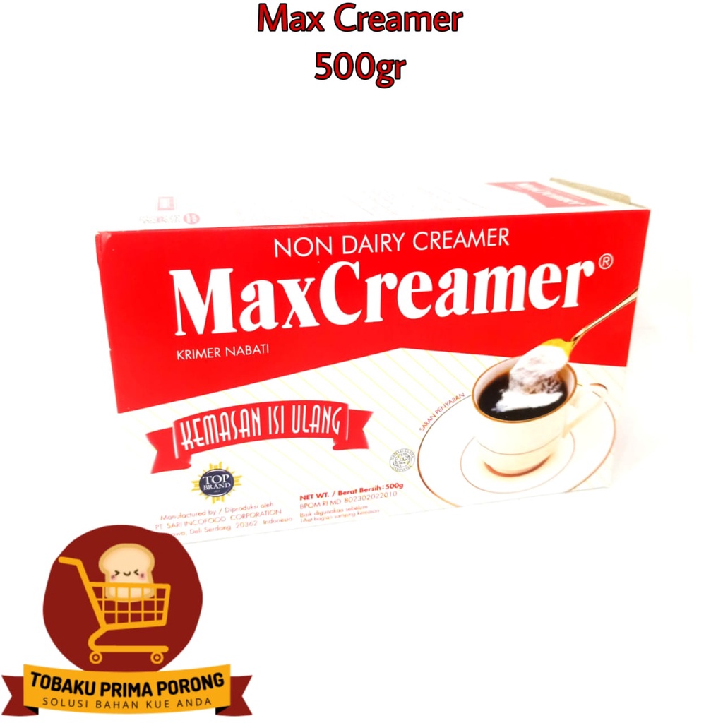 Jual MAX CREAMER KEMASAN 500GR KRIMER NABATI - NONDAIRY CREAMER ...