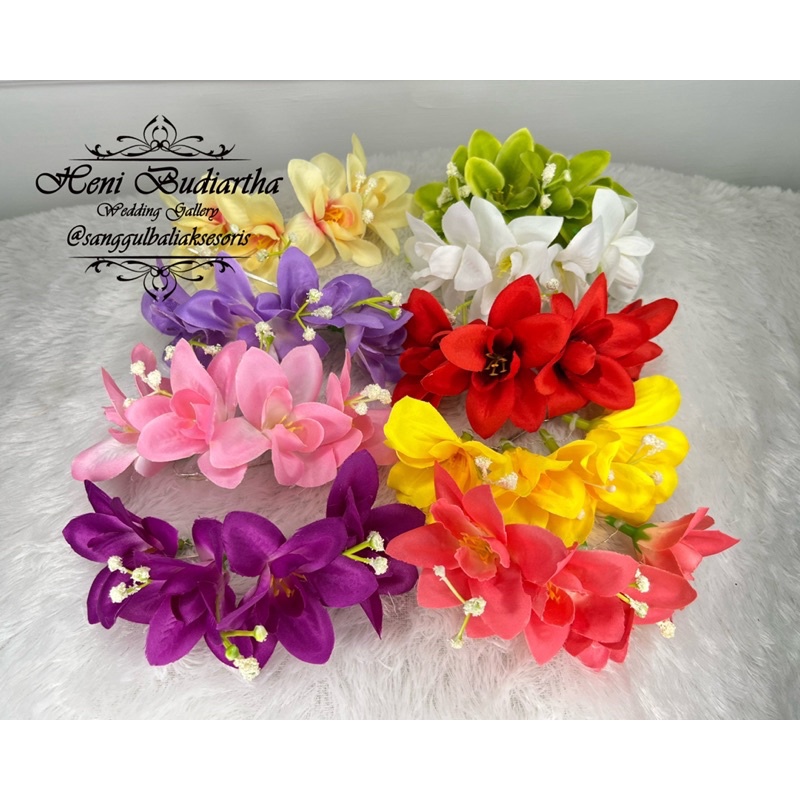 Jual Semanggi Anggrek Capung Bunga Sanggul Hairdo | Shopee Indonesia