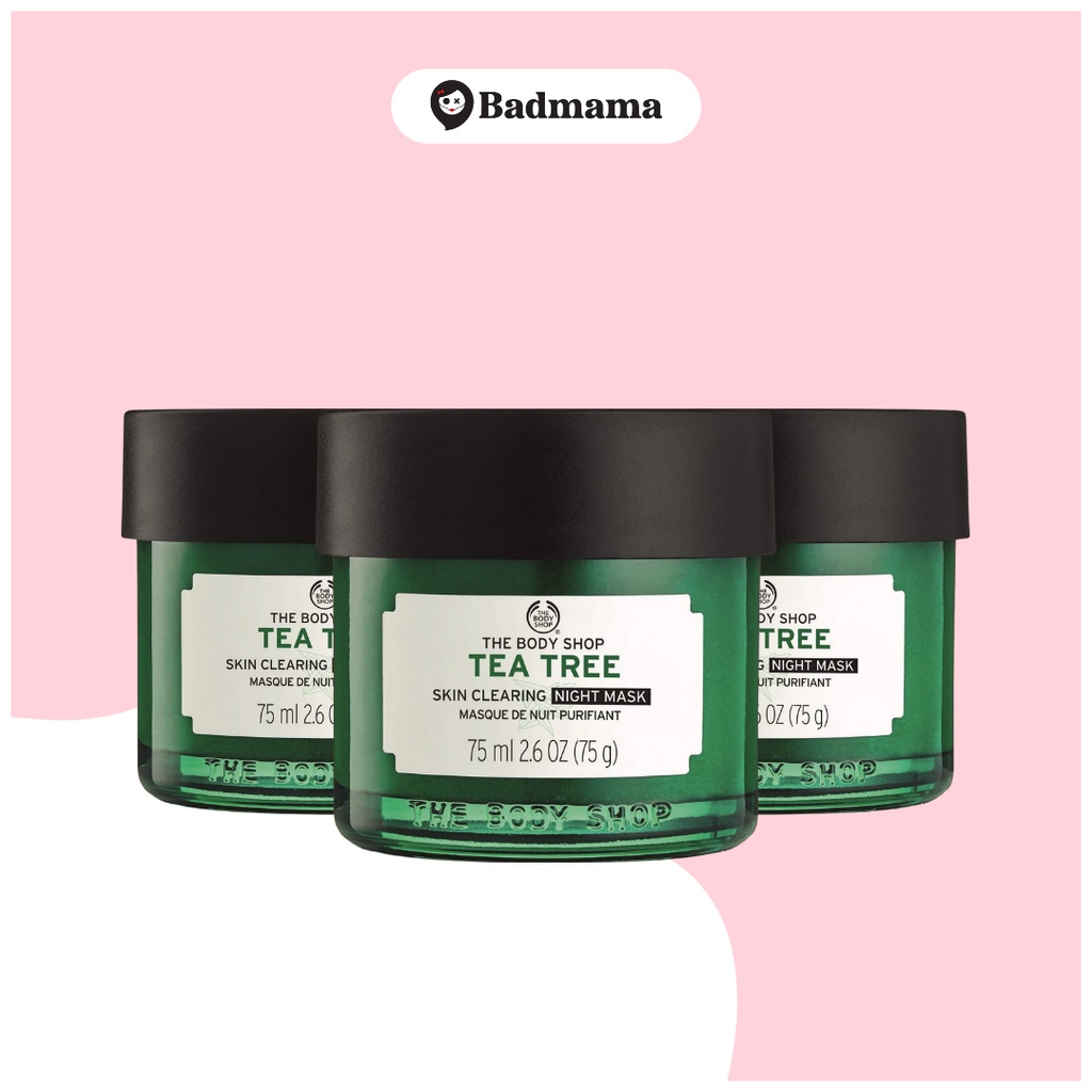 Jual The Body Shop Tea Tree Skin Clearing Night Mask | Shopee Indonesia