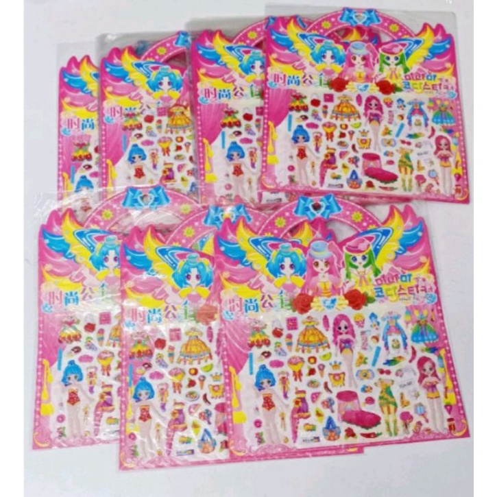 Jual Mainan stiker BP timbul besar karakter/stiker tempel anak ukuran ...